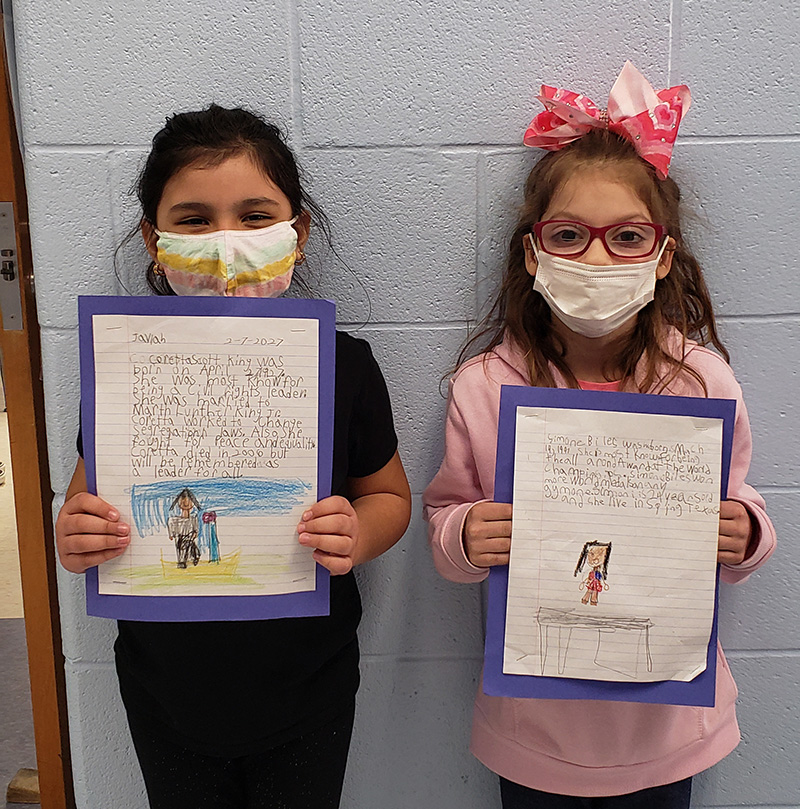 PAK second graders research and present about African-American figures ...