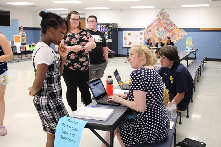 Sixth-grade students, parents get to know Crispell - Pine Bush Central ...