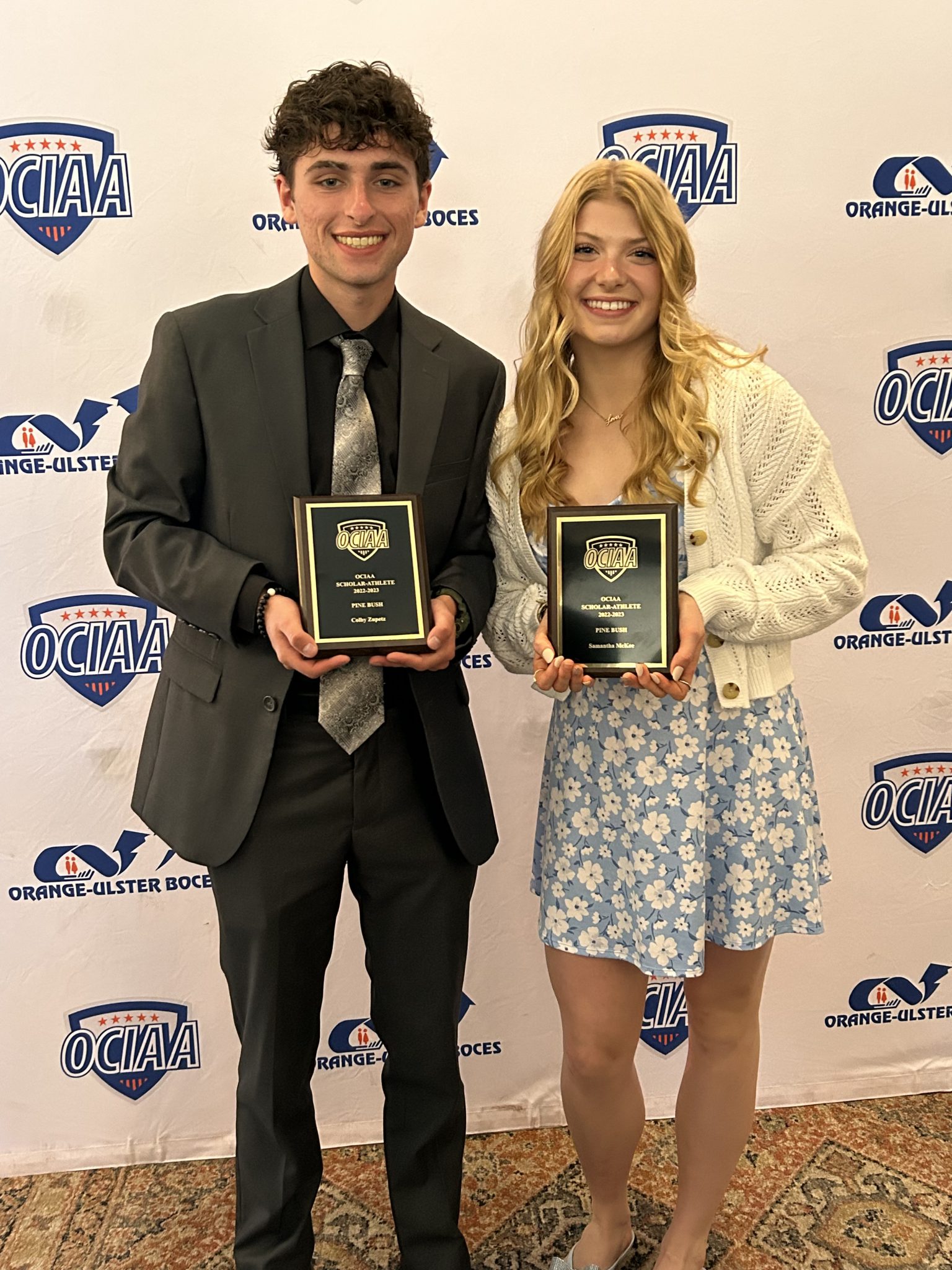 Samantha McKee and Colby Zupetz honored as scholar athletes by OCIAA ...