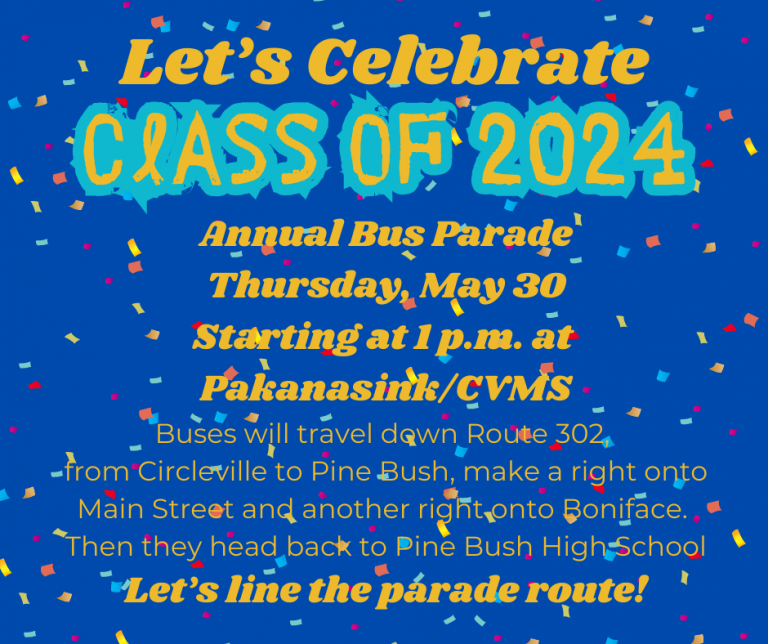 Bus parade honoring our Class of 2024 is Thursday, May 30, 1 p.m ...