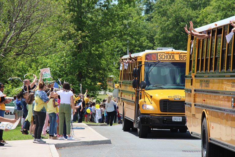 We salute our Class of 2024 with our traditional parade - Pine Bush ...
