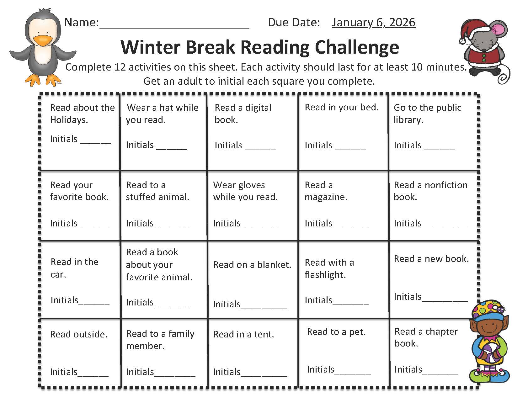 EJR students keep their reading skills sharp over winter break - Pine ...